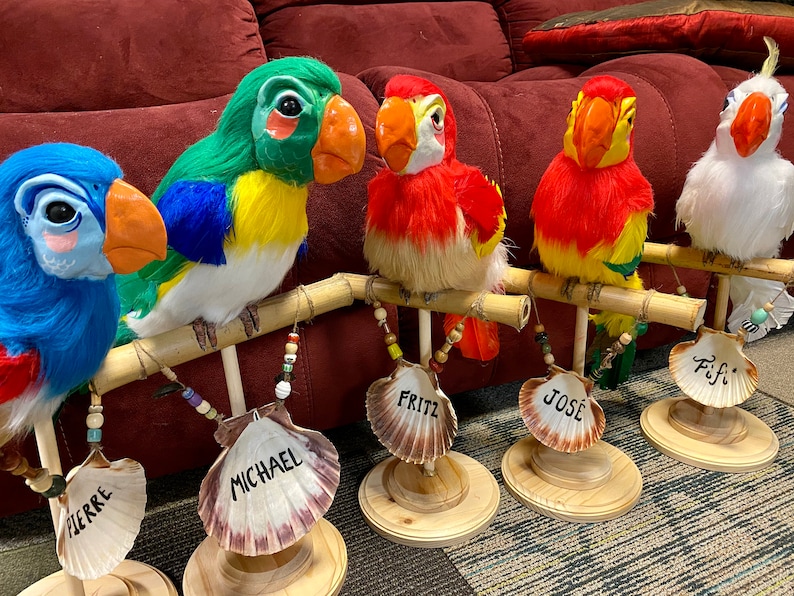 Parrot inspired by Disney's Enchanted Tiki Room Jose | Etsy