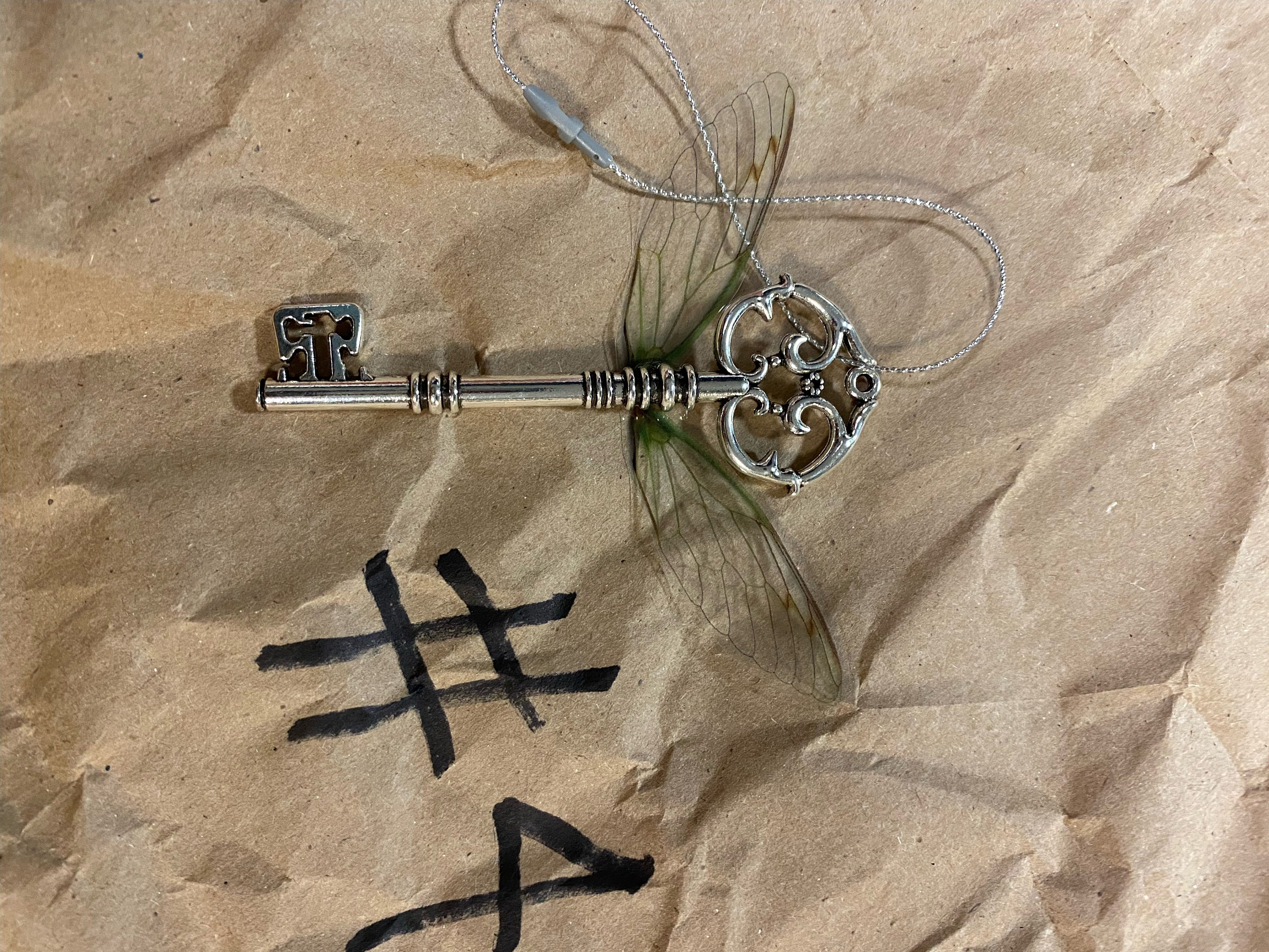 Flying Key Ornament With Howler Envelope Valentine - Etsy Australia