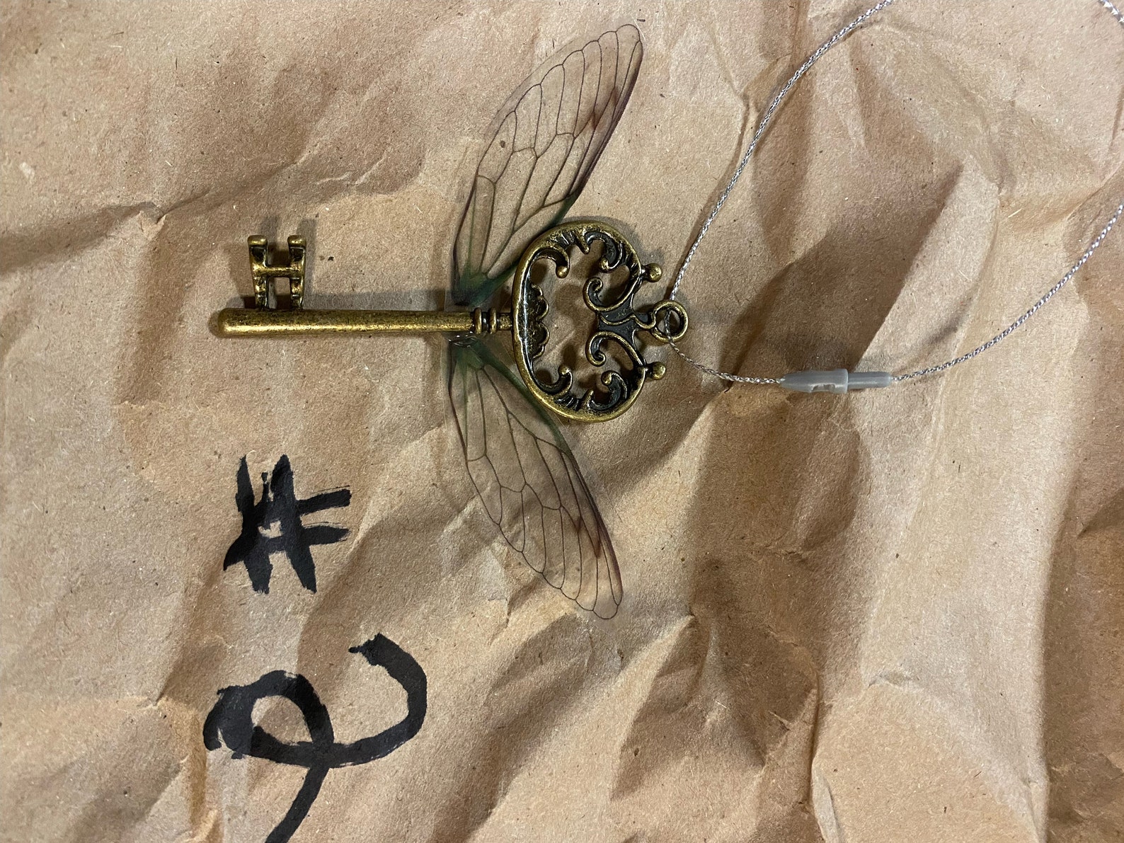 Flying Key Ornament With Howler Envelope Valentine - Etsy Australia