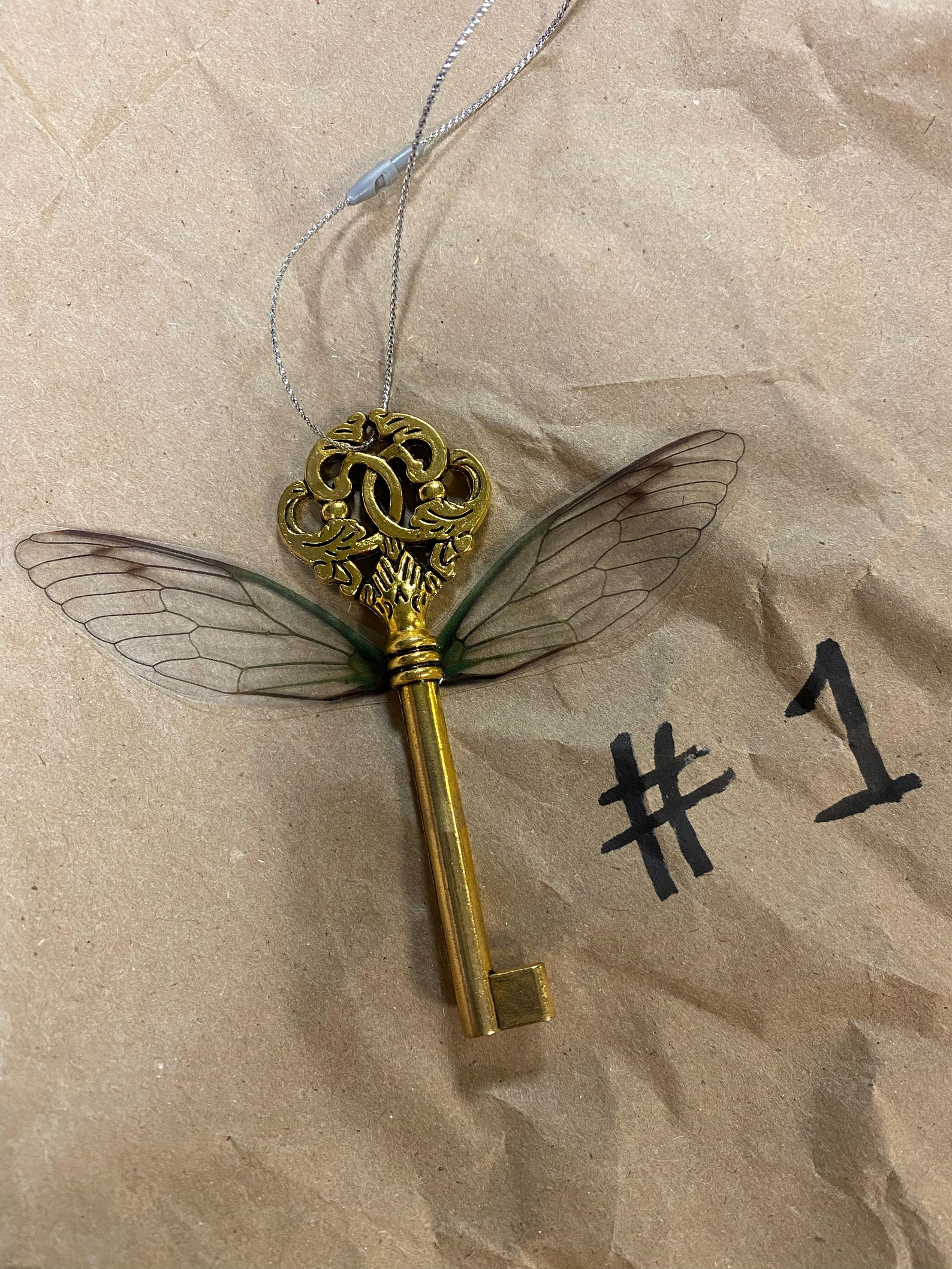 Flying Key Ornament With Howler Envelope Valentine - Etsy Australia