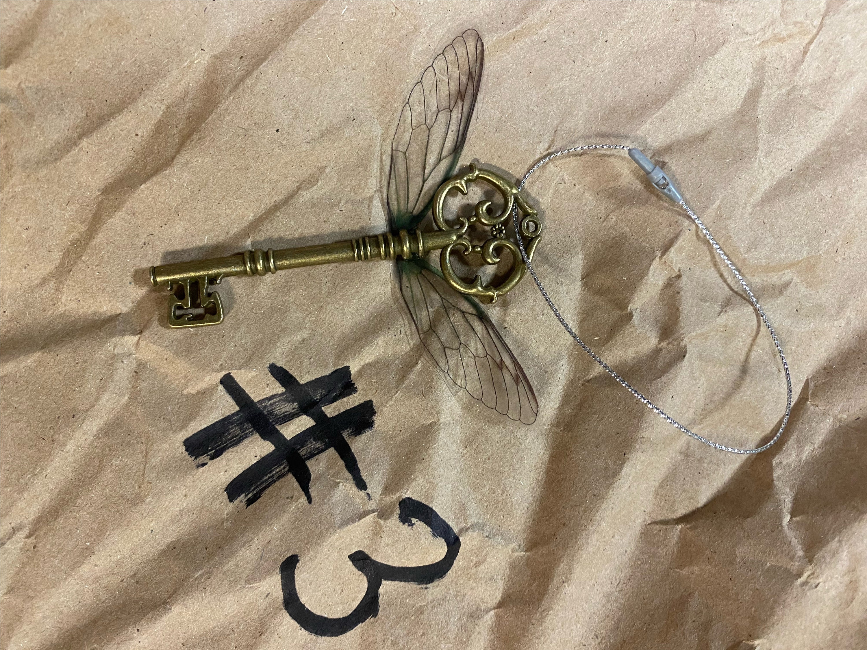 Flying Key Ornament With Howler Envelope Valentine - Etsy Australia