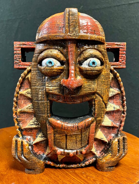 Tiki Mask With Face Inspired by Disney Enchanted Tiki Room and - Etsy