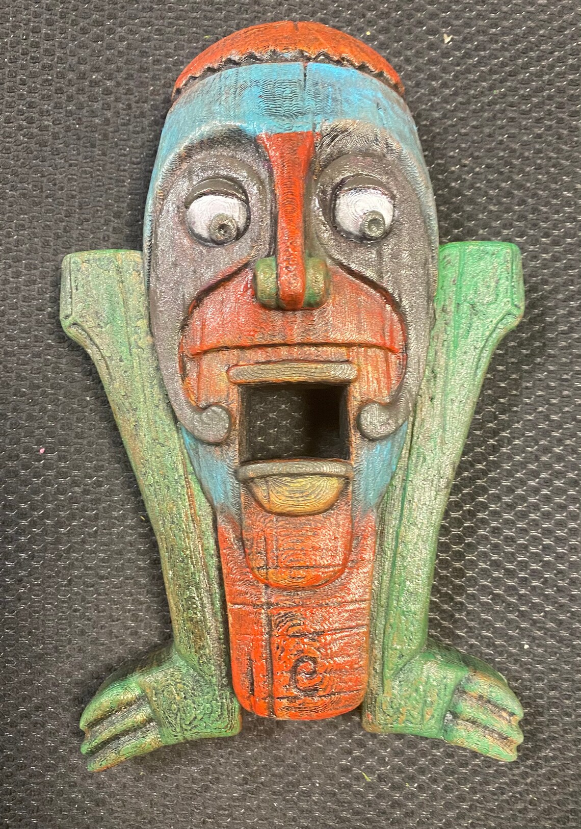 4 Tiki Masks With Faces Inspired by Disney Enchanted Tiki Room - Etsy