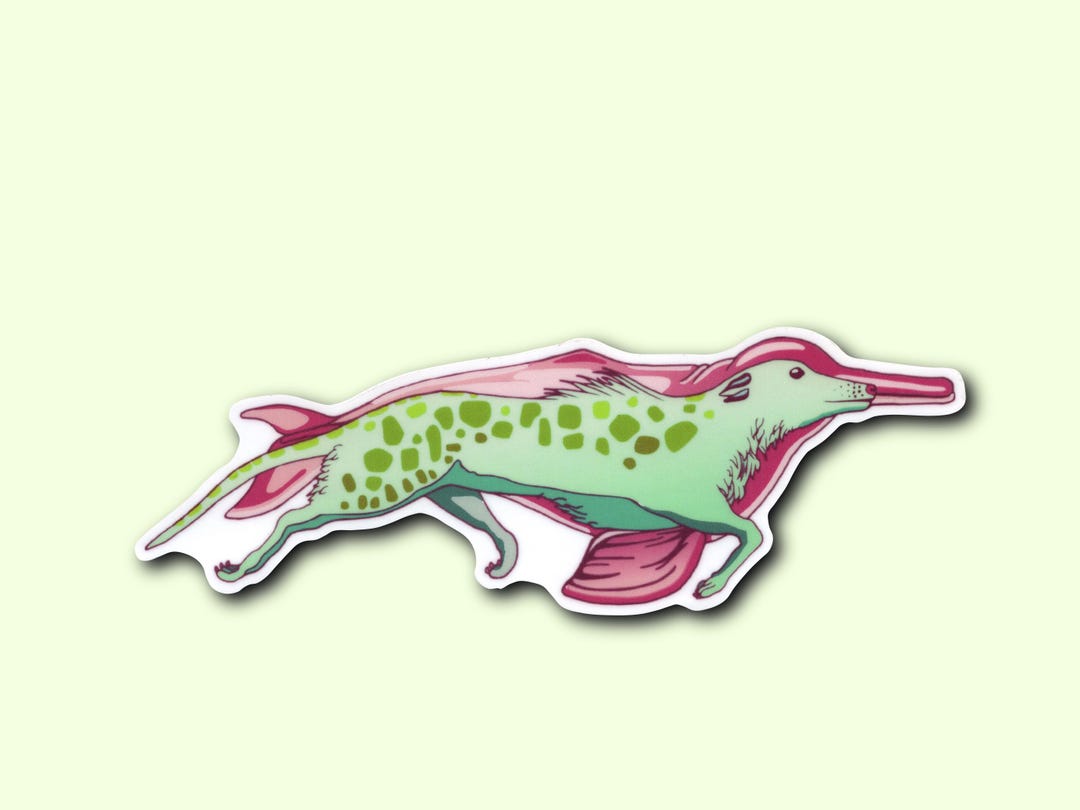 Prehistoric Pakicetus Vinyl Sticker - Etsy