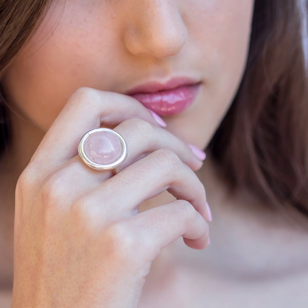 Big Stone Ring - Etsy