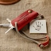Red Leather Key Holder Keys Chain Key Fob Organiser Leather Keychain ...