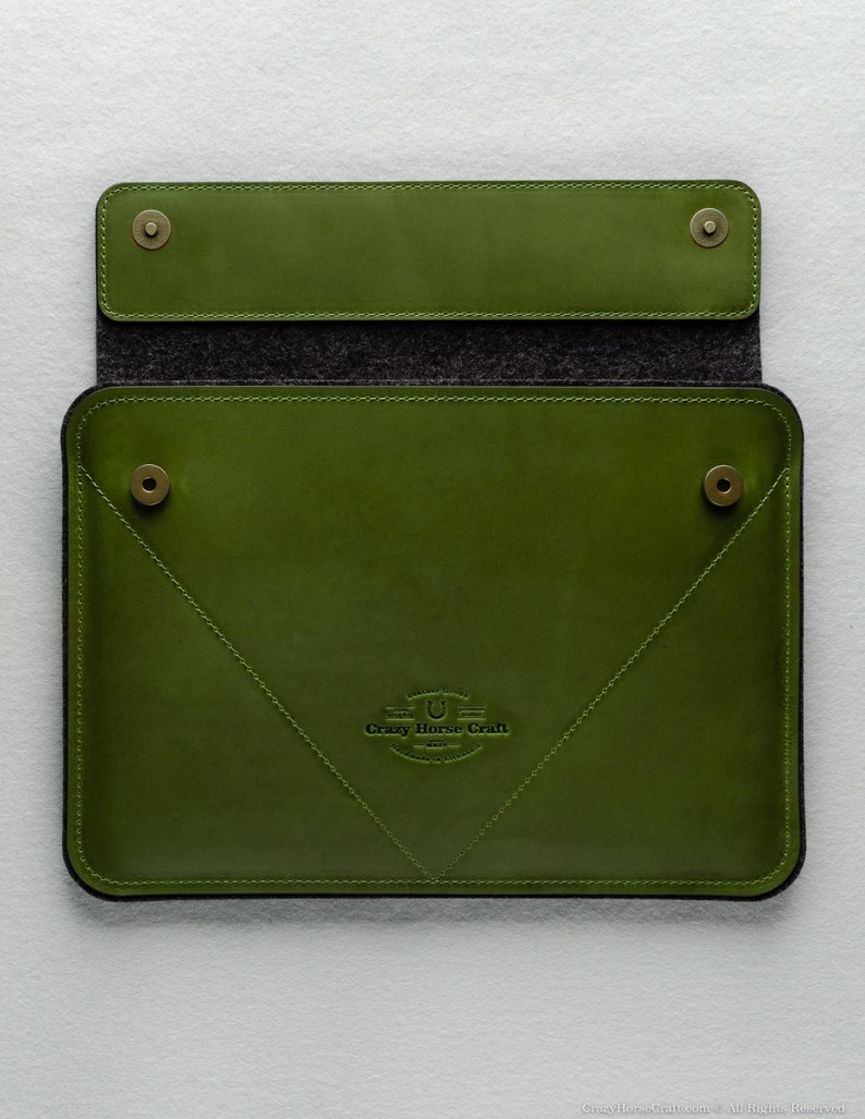 MacBook Pro 14 M5 / Pro 13 Case, MacBook Air 13 M4 Sleeve Cover Green ...