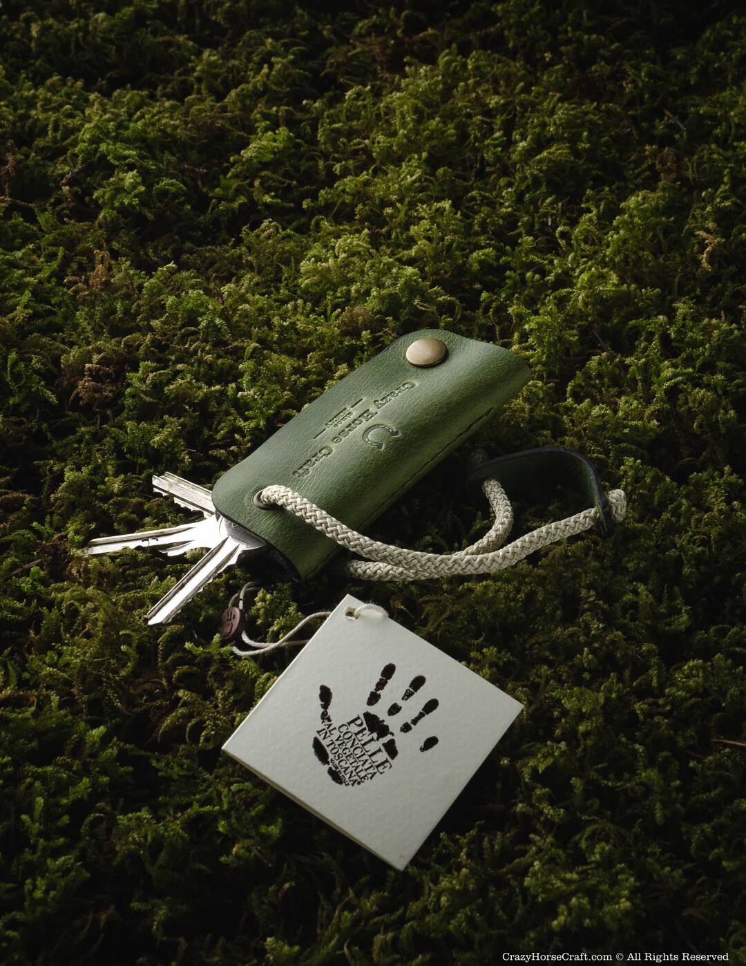 Alpine Green Leather Key Organiser Key Holder Key Chain Key - Etsy