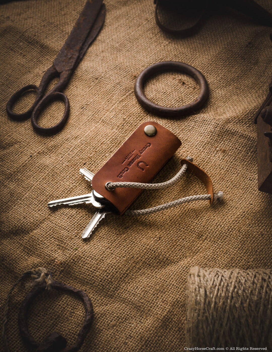 Leather, Key Organiser Key Chain, Key Fob, Key Holder, Leather Keychain ...