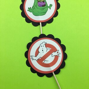 Ghostbusters Cupcake Toppers - Etsy