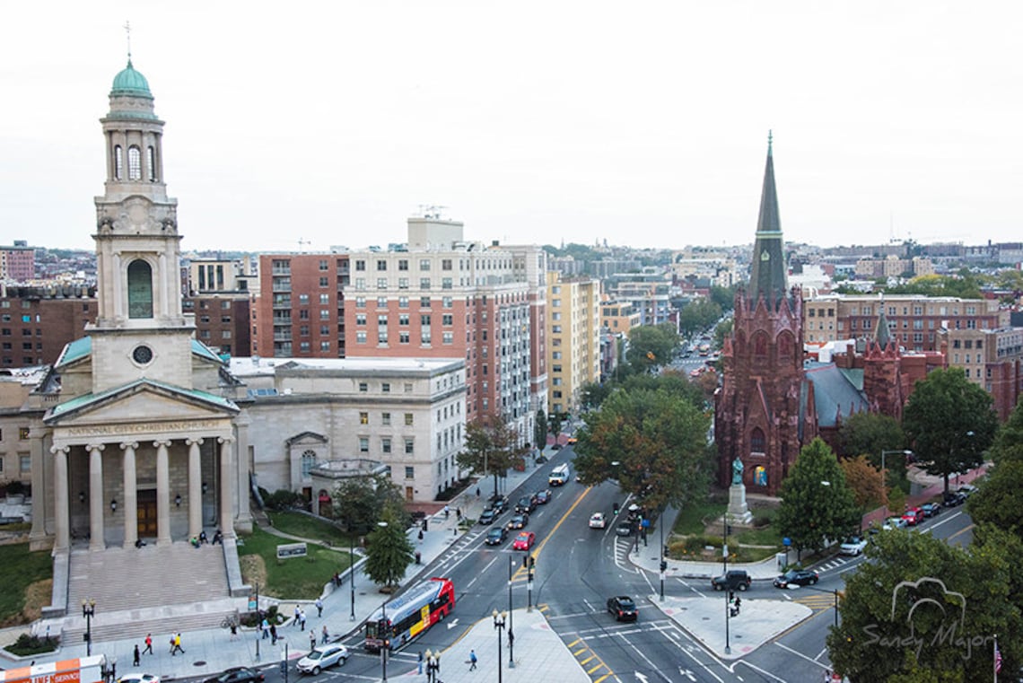 Thomas Circle, Washington DC Photography, Washington DC Photos, Canvas ...