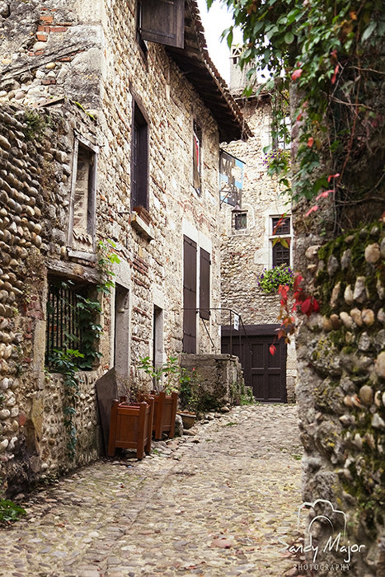 Perouges Photography Print, France Wall Art, Medieval Photography, Lyon ...