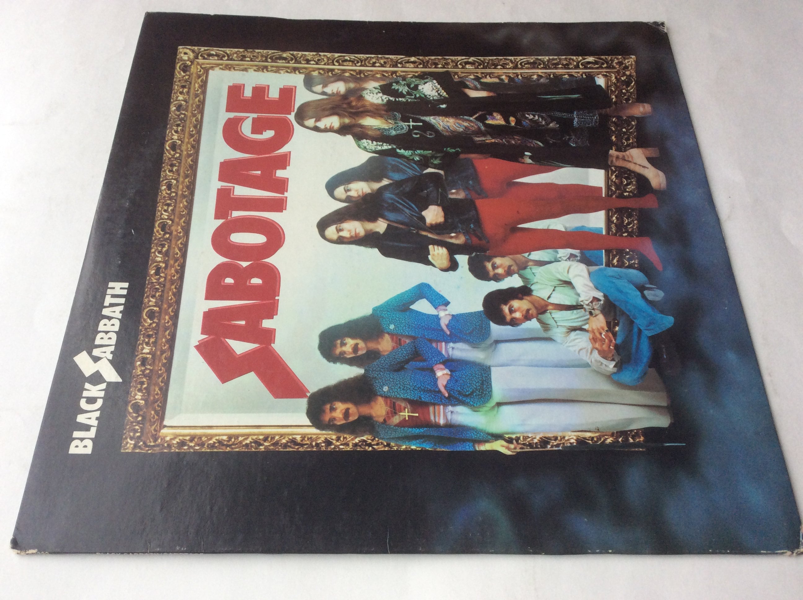 Black Sabbath Sabotage Back Cover