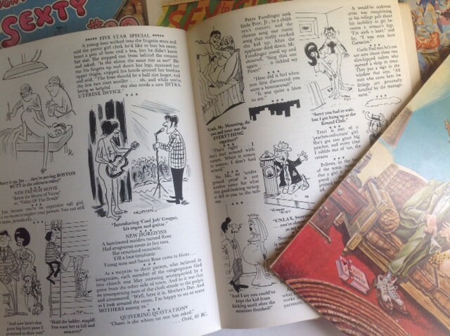 Vintage- Lot of 5-super-s-x to S-xty-cartoon-magazine-adult-rare ...