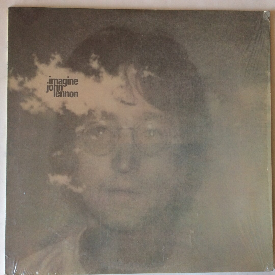 John Lennon-imagine-lp Apple Sw-3379-laminated-plastic Ono Band ...
