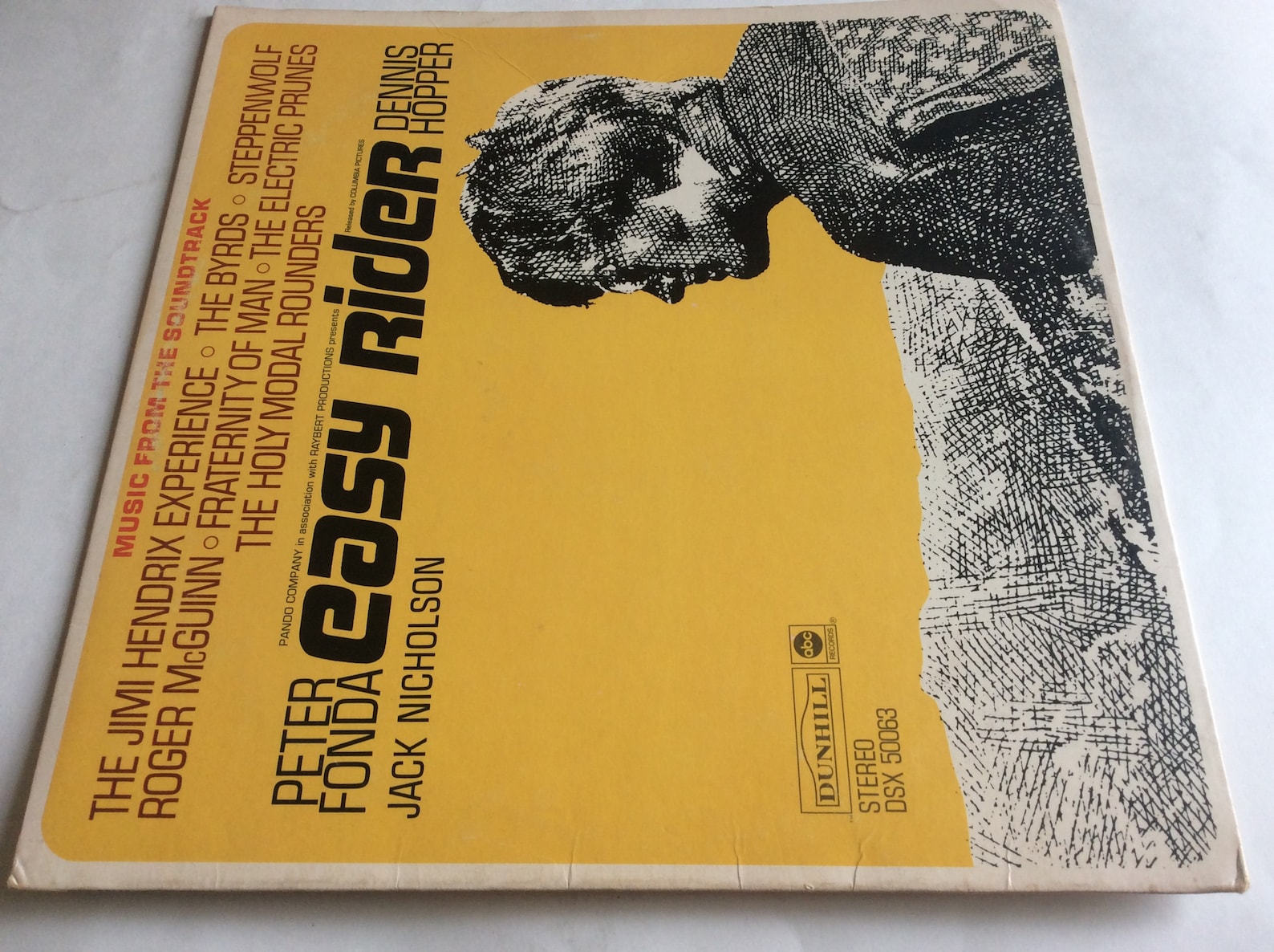 Easy Rider-soundtrack-lp-abc Dunhill-dsx 50063-steppenwolf-jimi Hendrix ...
