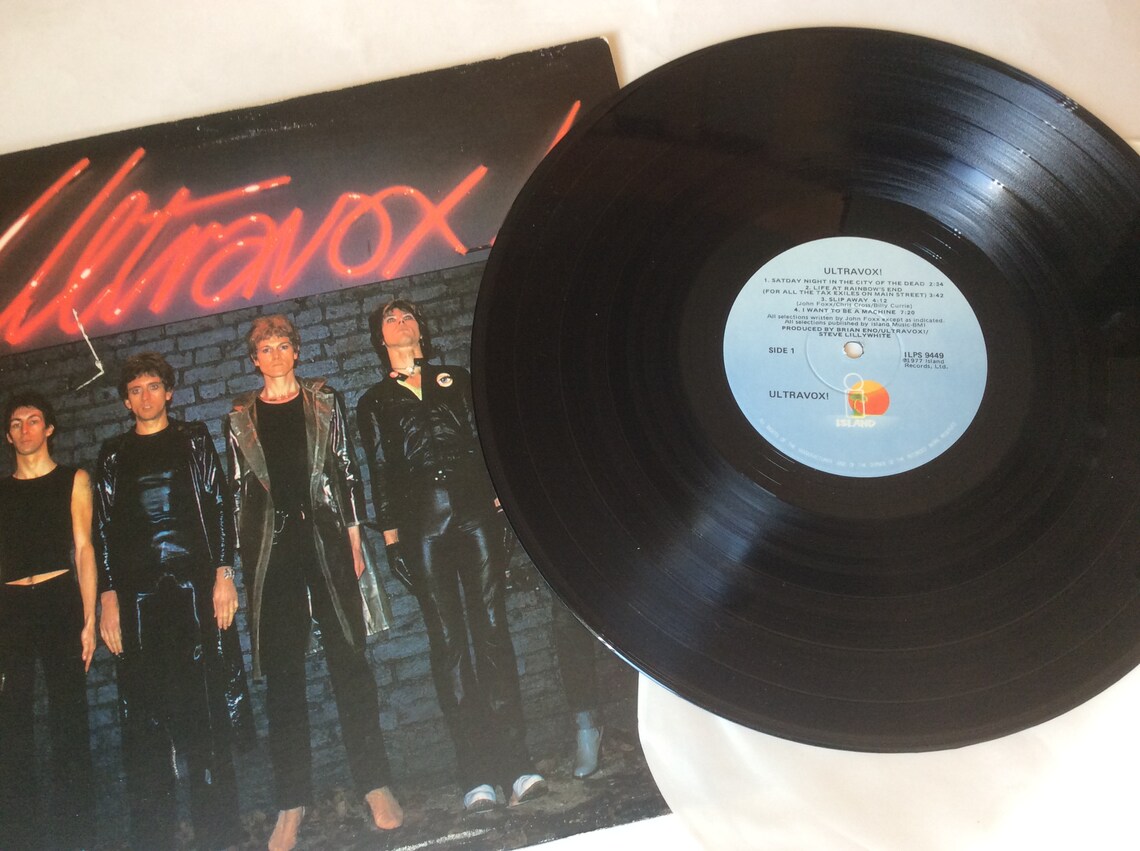Ultravox - Self Titled -original-vinyl-lp-island Records ILPS 9449-punk ...