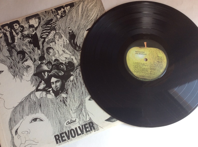 The Beatles -revolver- Original Vinyl Record Album LP Apple ST-2576 - Etsy