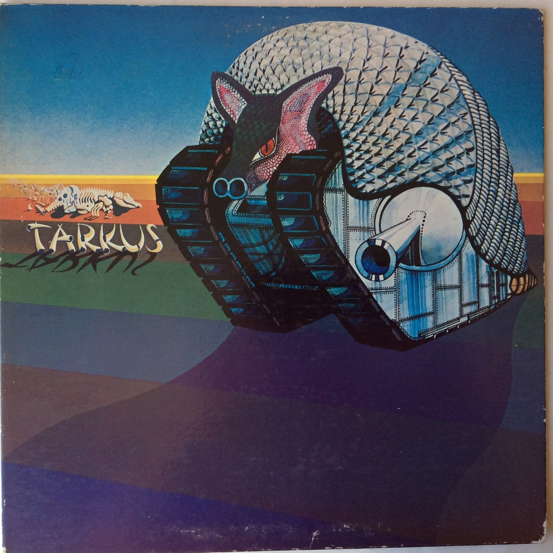 Emerson Lake Palmer Tarkus 1971 LP Cotillion Records SD 9900 Gatefold Vinyl - Etsy