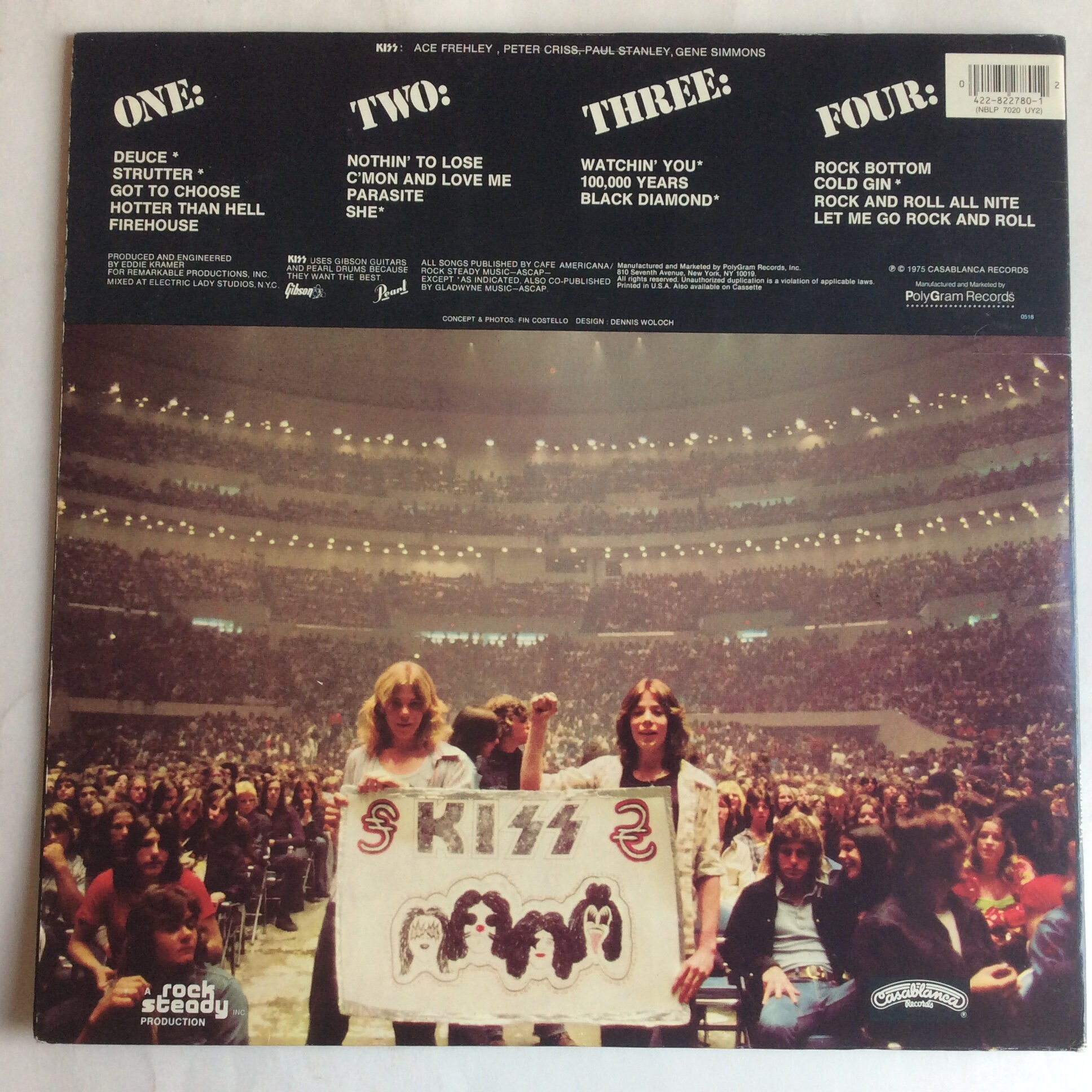 Kiss-alive-lp-record-double Vinyl-album- NBLP-7020 - Etsy