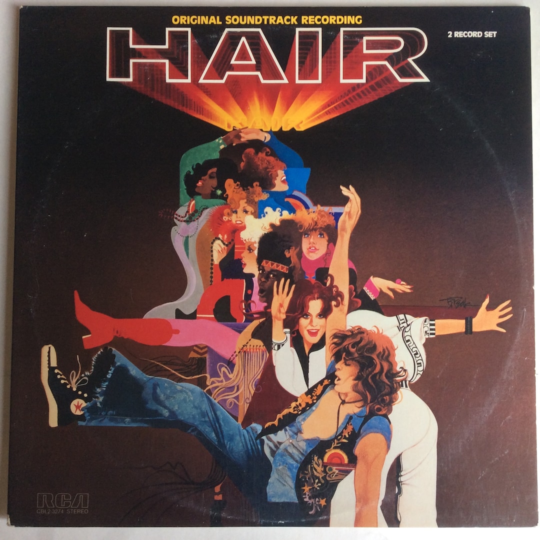 Hair Original Soundtrack Recording 1971 RCA CBL2-3274 Gatefold Double ...