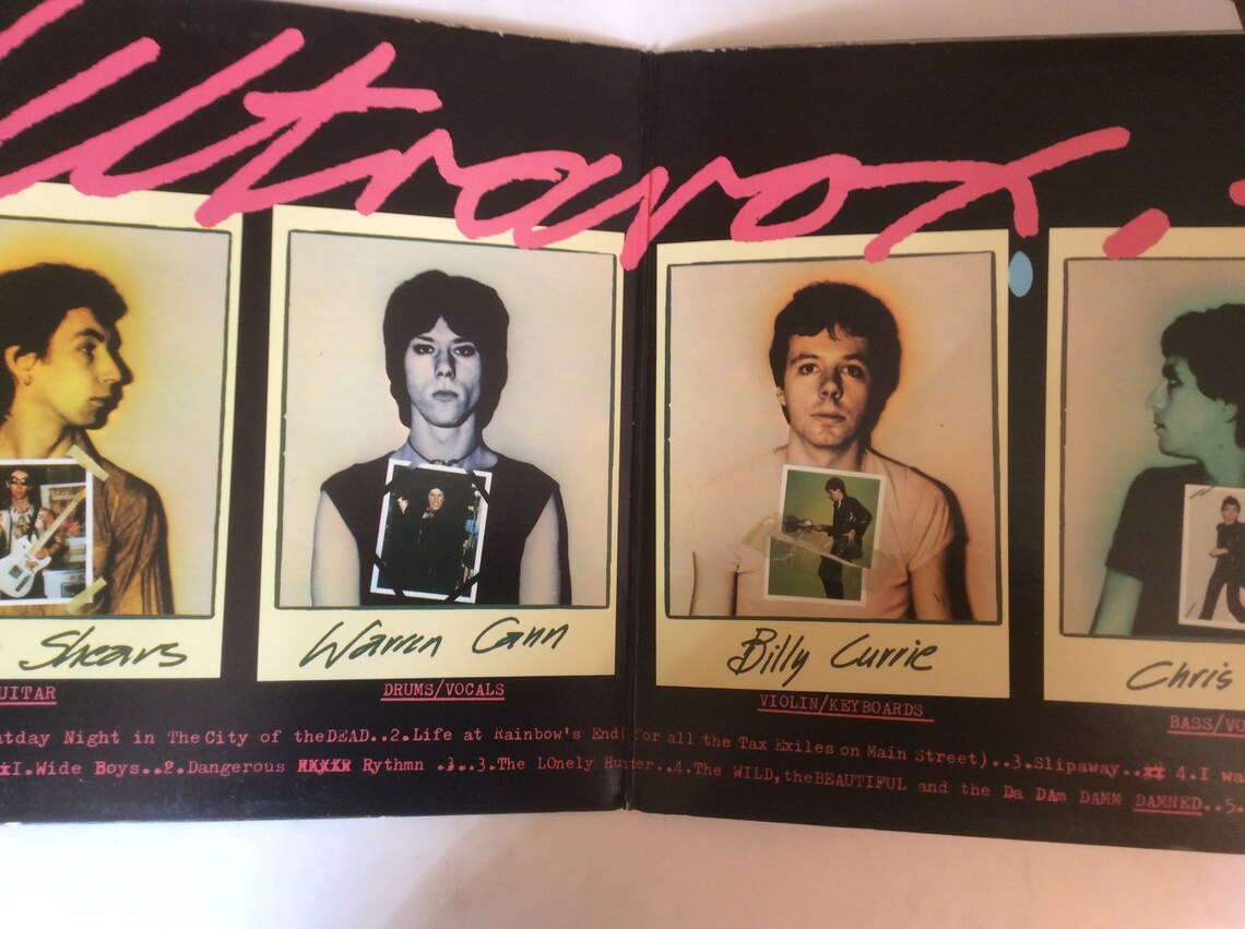 Ultravox - Self Titled -original-vinyl-lp-island Records ILPS 9449-punk ...
