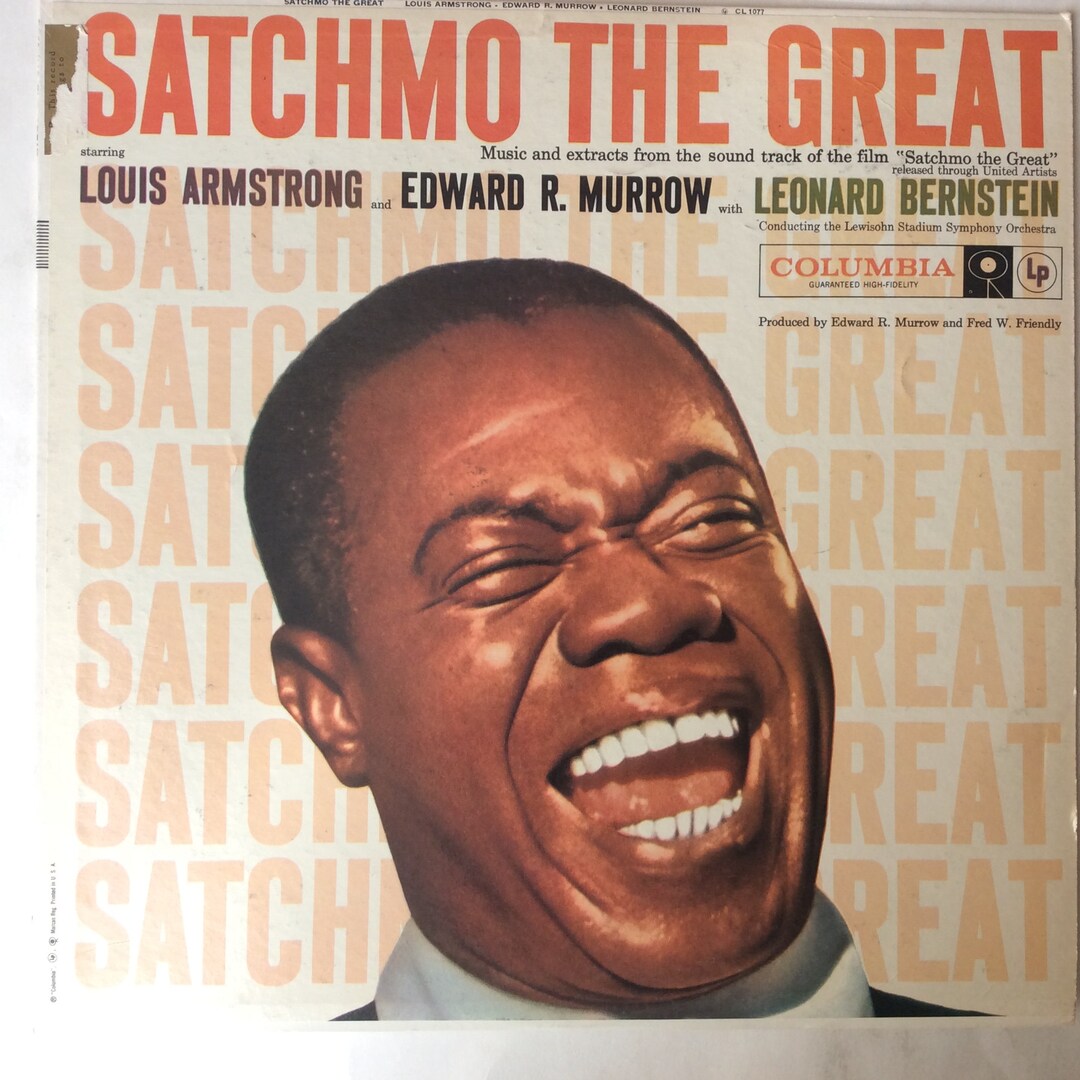 Louis Armstrong Satchmo the Great Soundtrack LP 1957 Columbia CL-1077 ...
