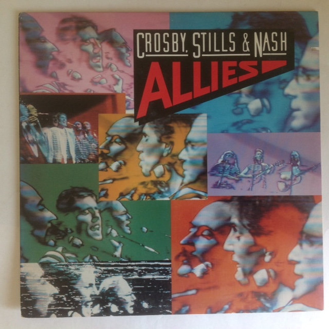 Crosby Stills & Nash-allies-original-vinyl-album-lp-altantic Records 7 ...
