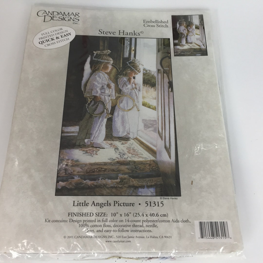 Candamar Designs Little Angels Embellished Cross Stitch Kit 51315 10 X ...