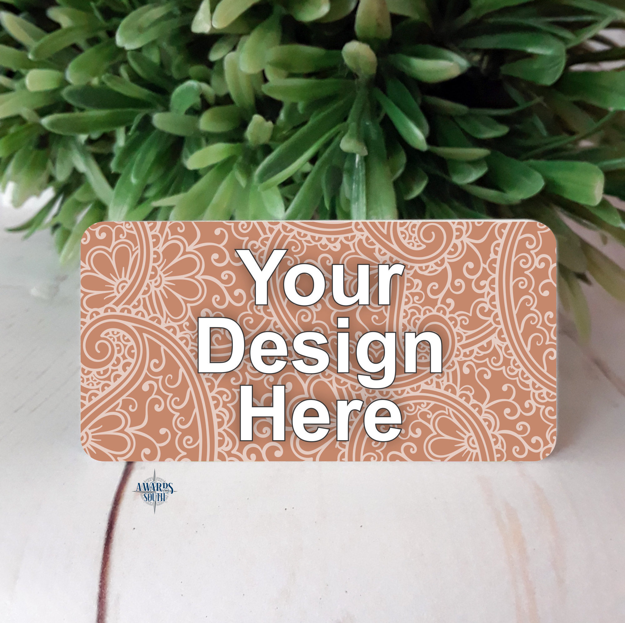 Custom Full Color Name Badge -sublimated Badge - 1.5 X 3 Inch Badge ...