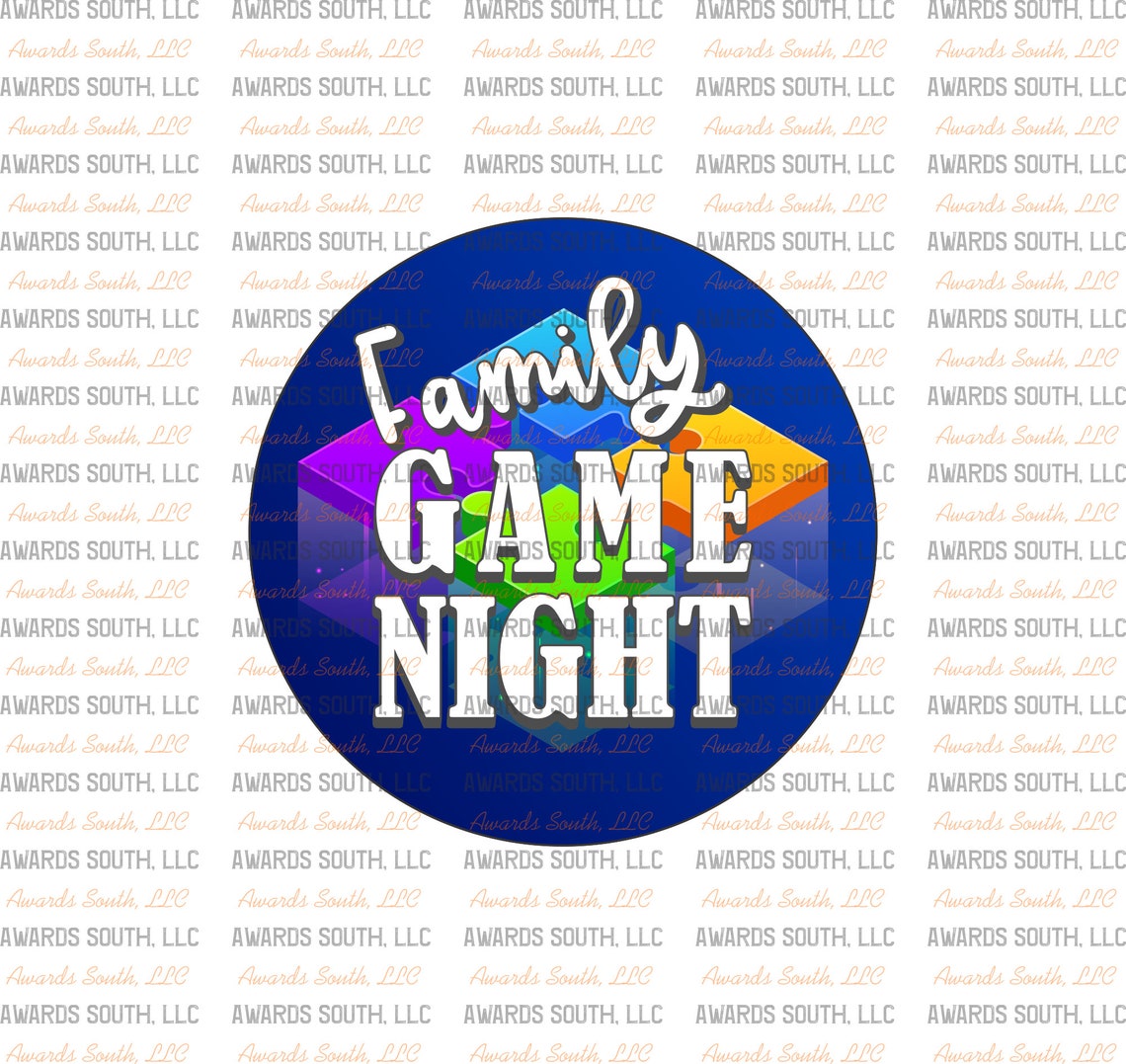 Family Game Night Trophy – Personalized Award for Board Games, Puzzles ...