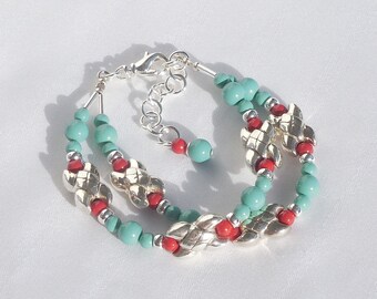 2 Strand Bracelet | Etsy