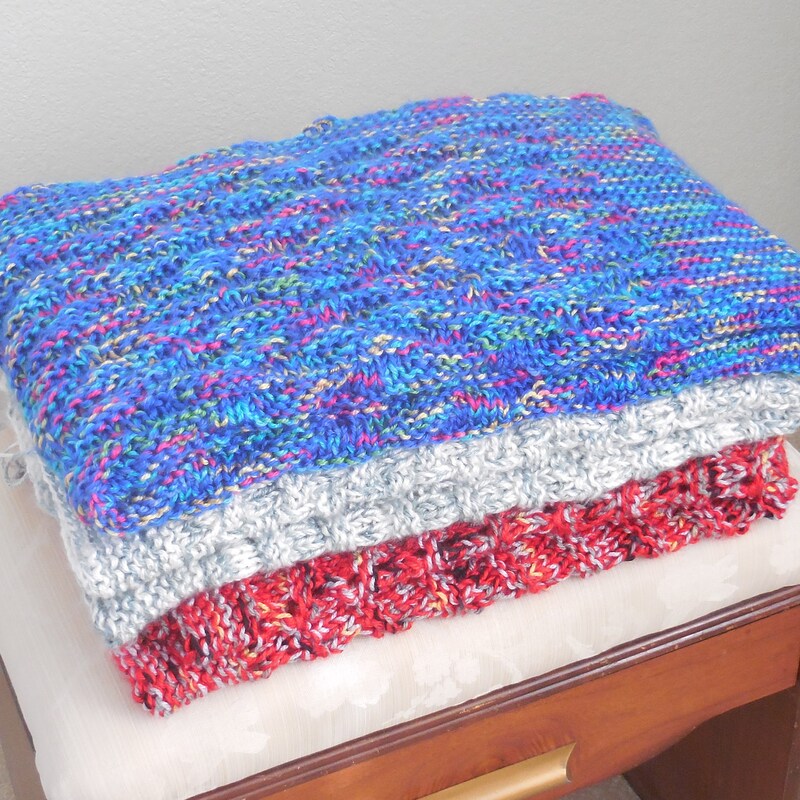 Knit Lap Blanket - Etsy