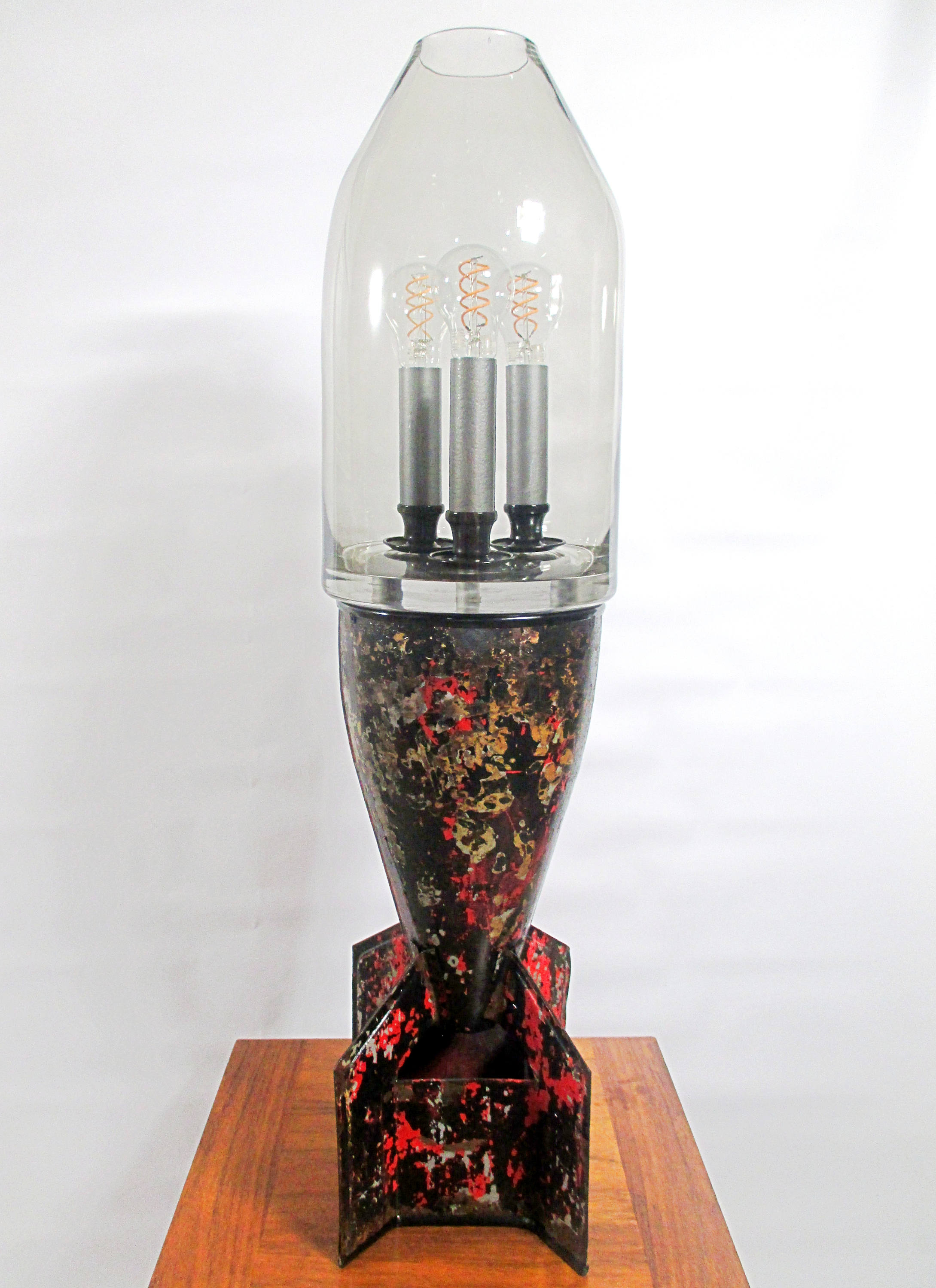 Vintage Industrial MK-15 Reclaimed Bomb Table Lamp - Etsy