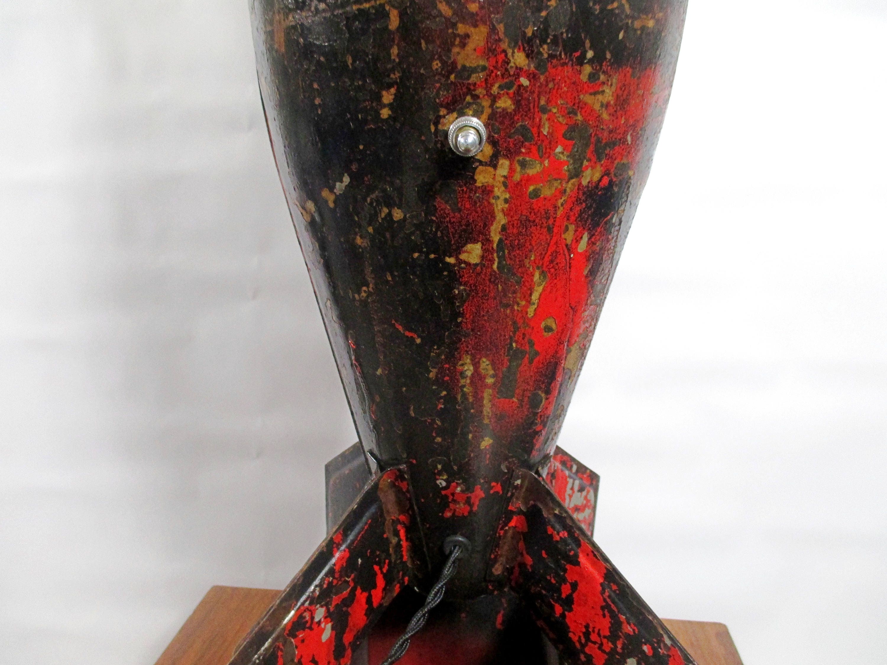 Vintage Industrial MK-15 Reclaimed Bomb Table Lamp - Etsy