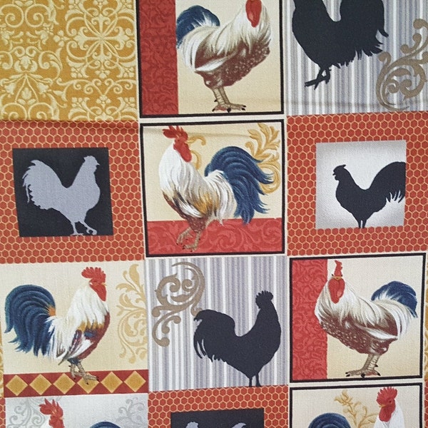 Rooster Blocks - Etsy
