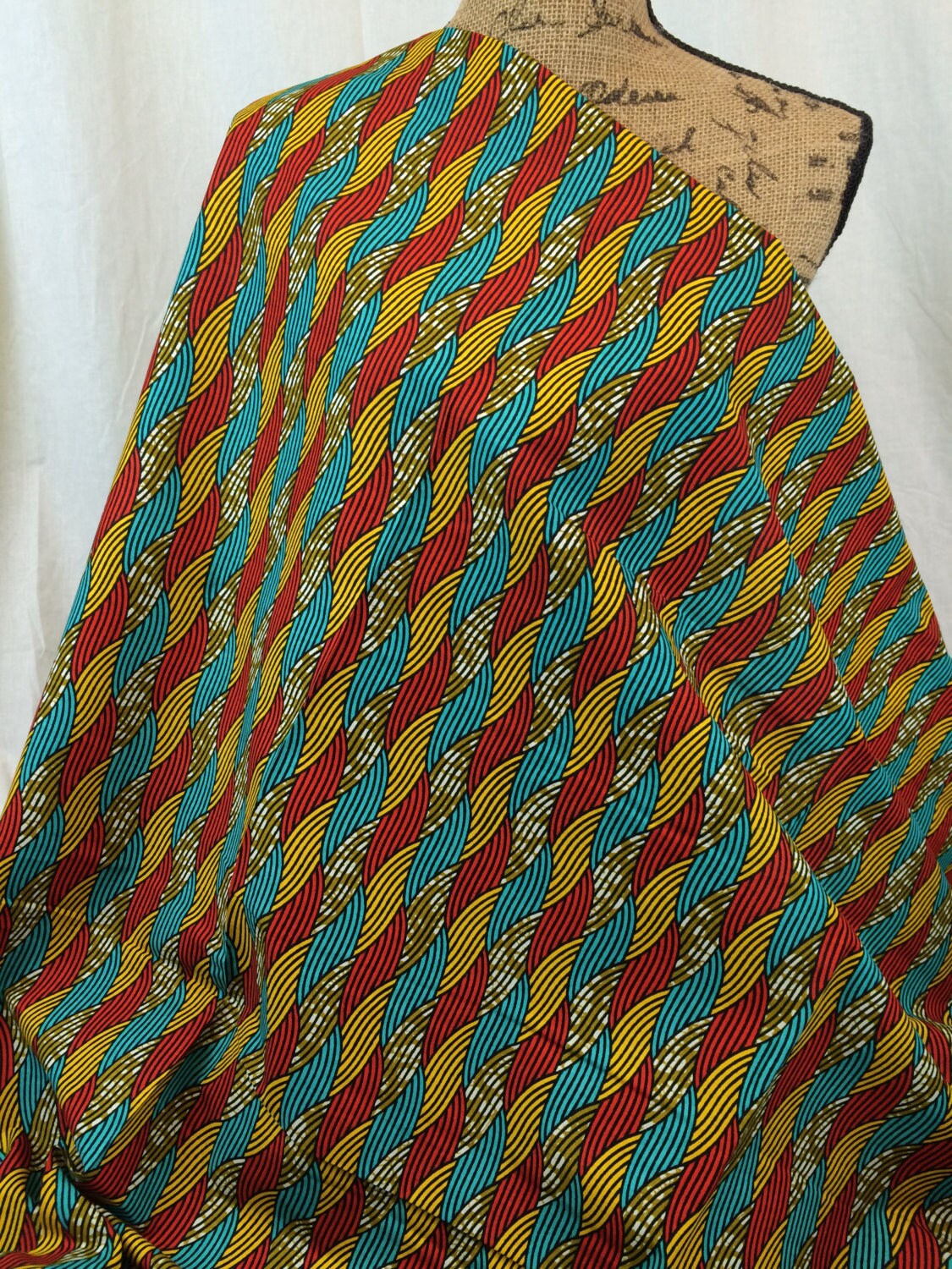 African Fabric Thatch Design U-Pick Color Sold by | Etsy