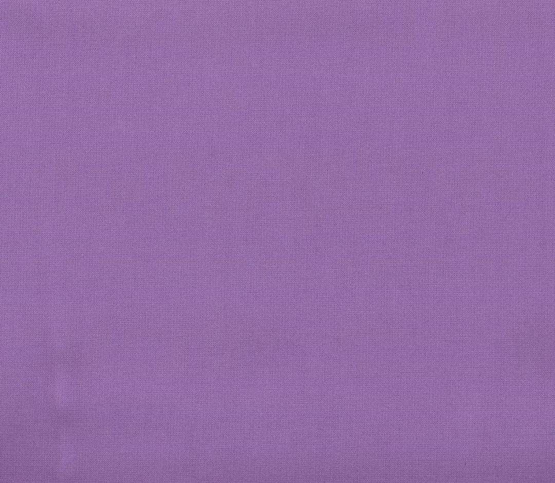 Solid Lilac Cotton Fabric, Sold by the Half-yard, 100% Cotton, Made in ...