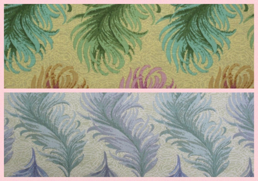 Ostrich Plumes Fabric, 2 Colorways - U-pick, Sold by the Half-yard, Out ...