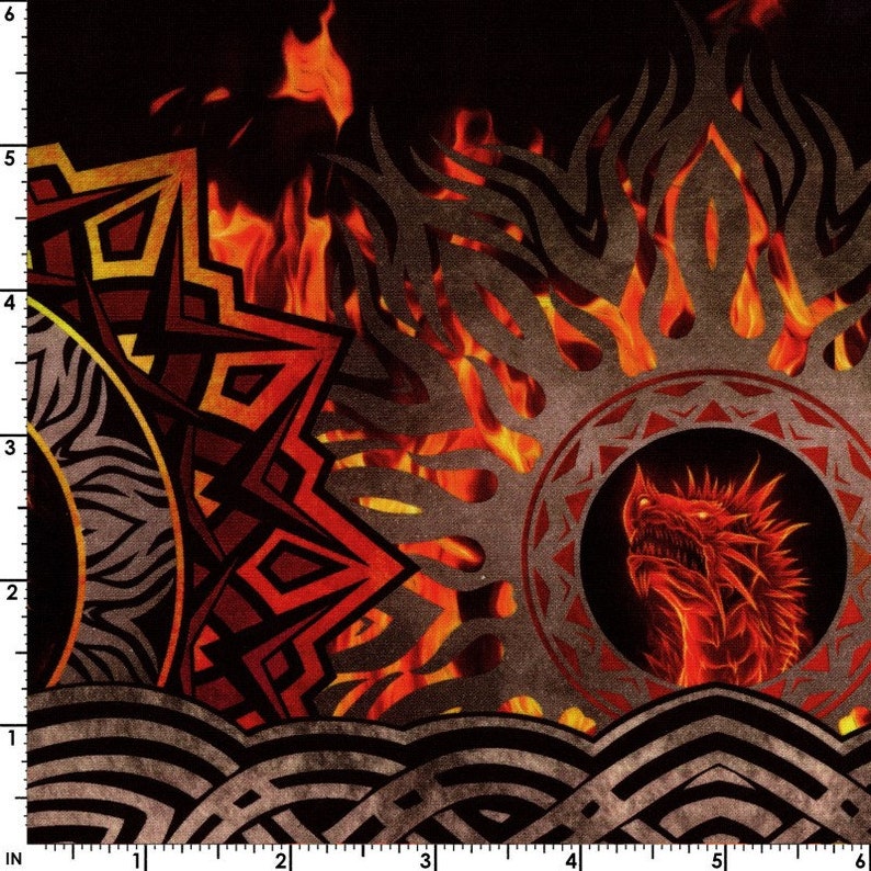 Dragon Fabrics Panels And/or Coordinates Celtic Symbols - Etsy