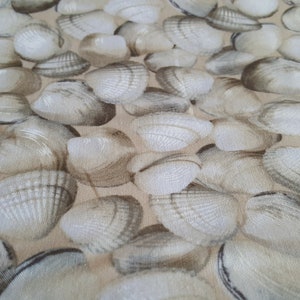 Mussels or Clams Fabric, 100% Quilt Shop Quality Cotton, Benartex Sold ...