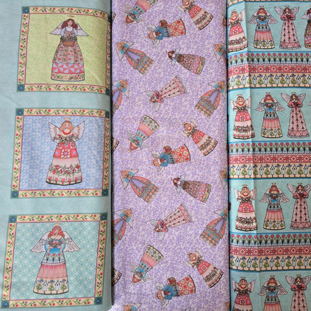 Angel Fabrics, Panel And/or Coordinate, Sold by the Half-yard or Panel ...
