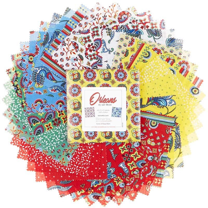 Charm Packs Yellow Blue Red & More U-pick 5 Inch Squares - Etsy