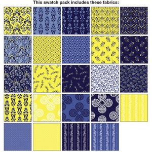 Charm Packs Yellow, Blue, Red & More, U-pick, 5 Inch Squares, 42 ...