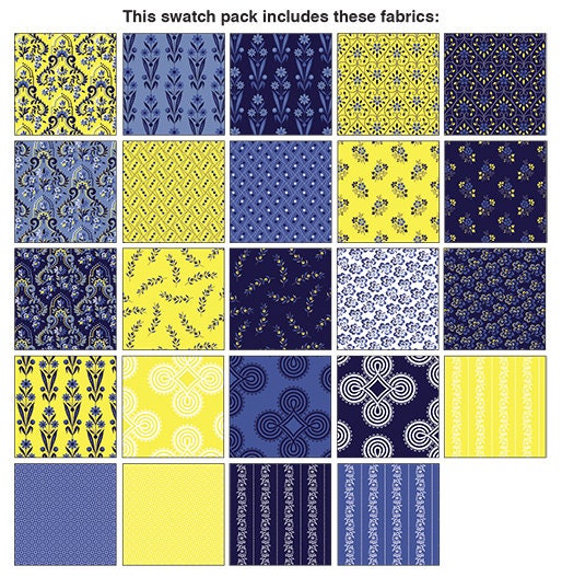 Charm Packs Yellow Blue Red & More U-pick 5 Inch Squares - Etsy
