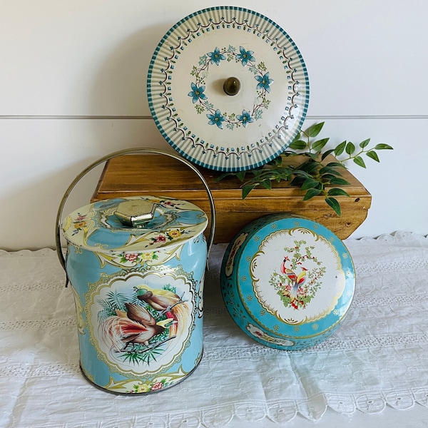 English Biscuit Tin - Etsy