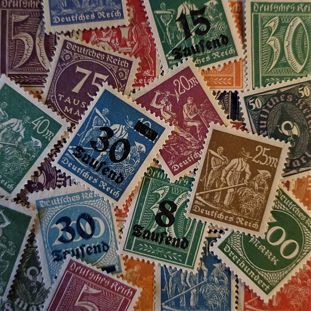 FREE SHIPPING GERMAN Empire , A Lot of 50 Classic Unused Stamps From ...