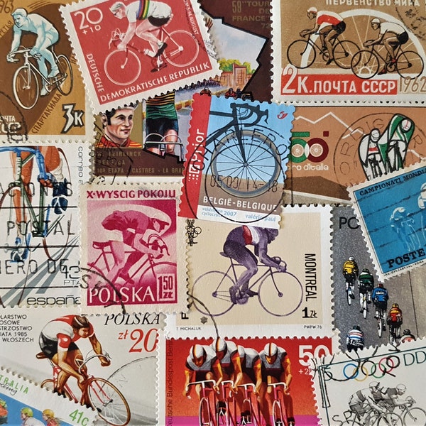 Bicycle Stamp - Etsy