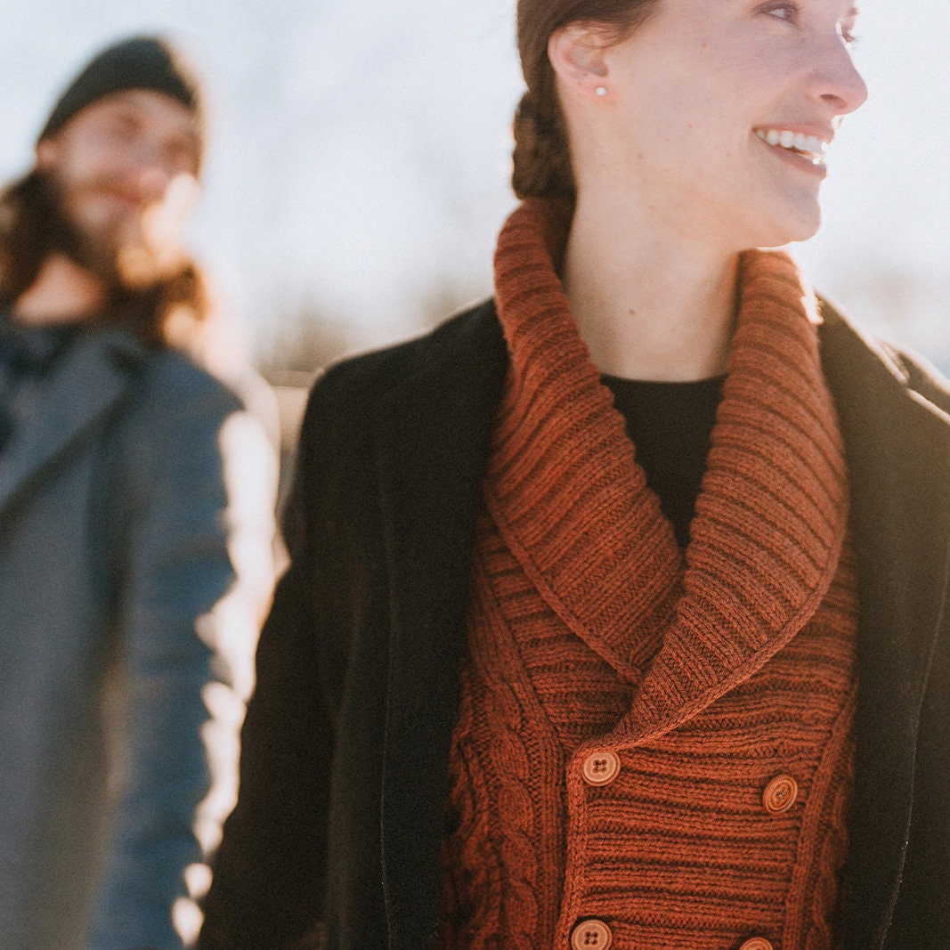 KNITTING PATTERN PDF Olympia Cardigan Worsted Weight - Etsy