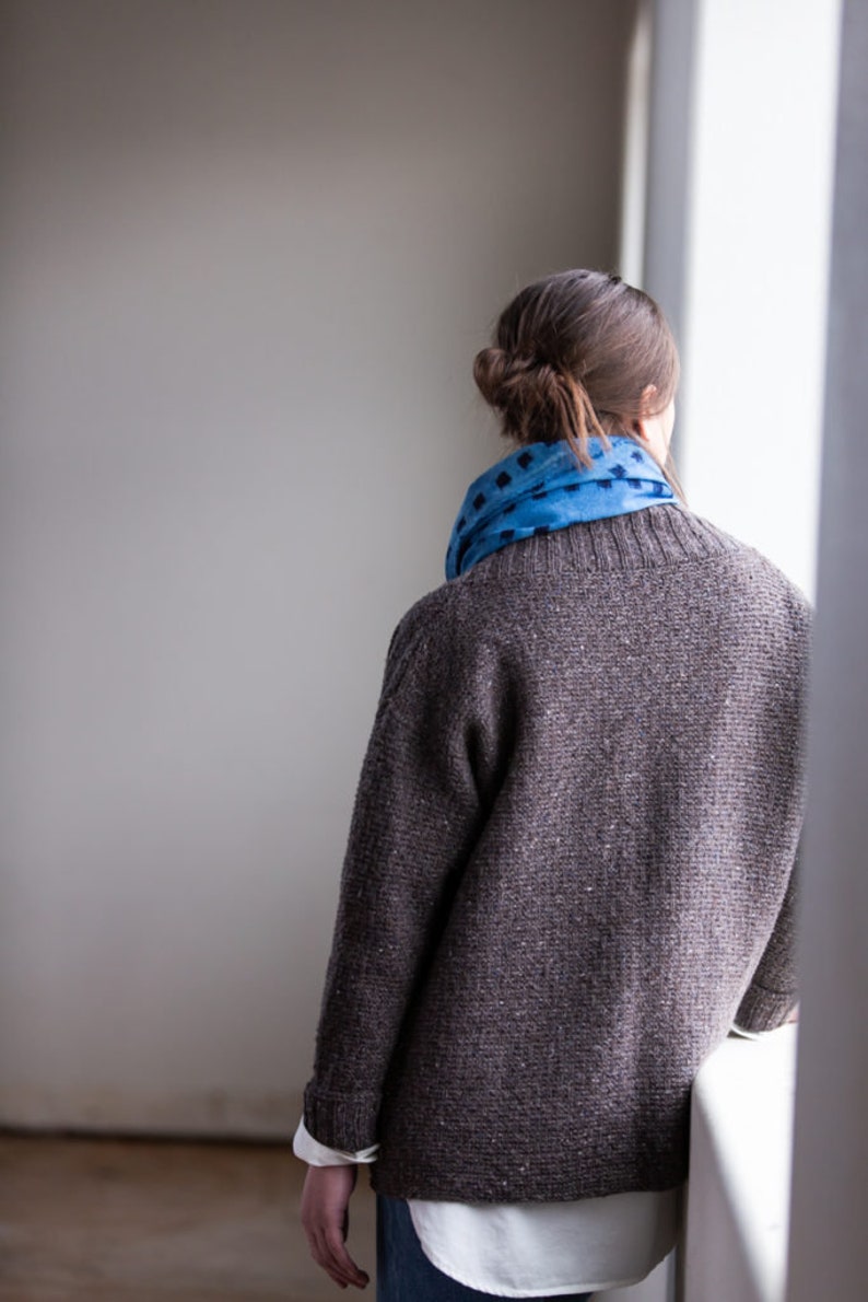 Textured Cardigan Hand Knitted Designer Sample - Etsy